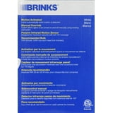 Brink's Outdoor Motion Sensor Security Light, Dusk to Dawn, White ...