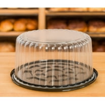 8" - Cake Dome container with Clear Dome Lid - 5.25" Tall - 6ct or 12ct ...