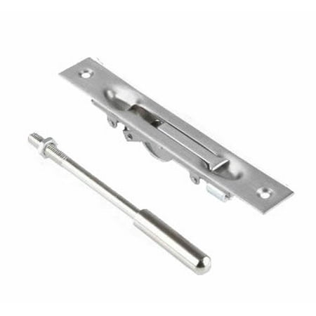 304 stainless steel hidden bolt security door Built-in latch lock ...