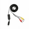 Multi Out AV Cord Video/Audio Cable 3 RCA Flat For Playstation PS PS2 ...