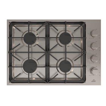 Magic Chef 24" Gas Cooktop with 4 Burners, Stainless Steel - Walmart.com
