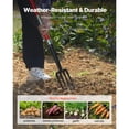 KFFKFF 4-Tine Garden Fork, 45-Inch Heavy-Duty Digging Tool - Walmart.com