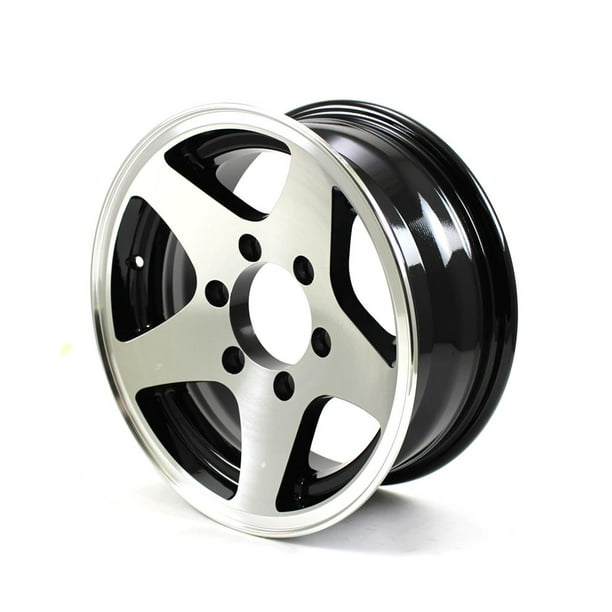 15X6 6-Lug on 5.5" Aluminum 5-Star Trailer Wheel - 456655B - Walmart ...