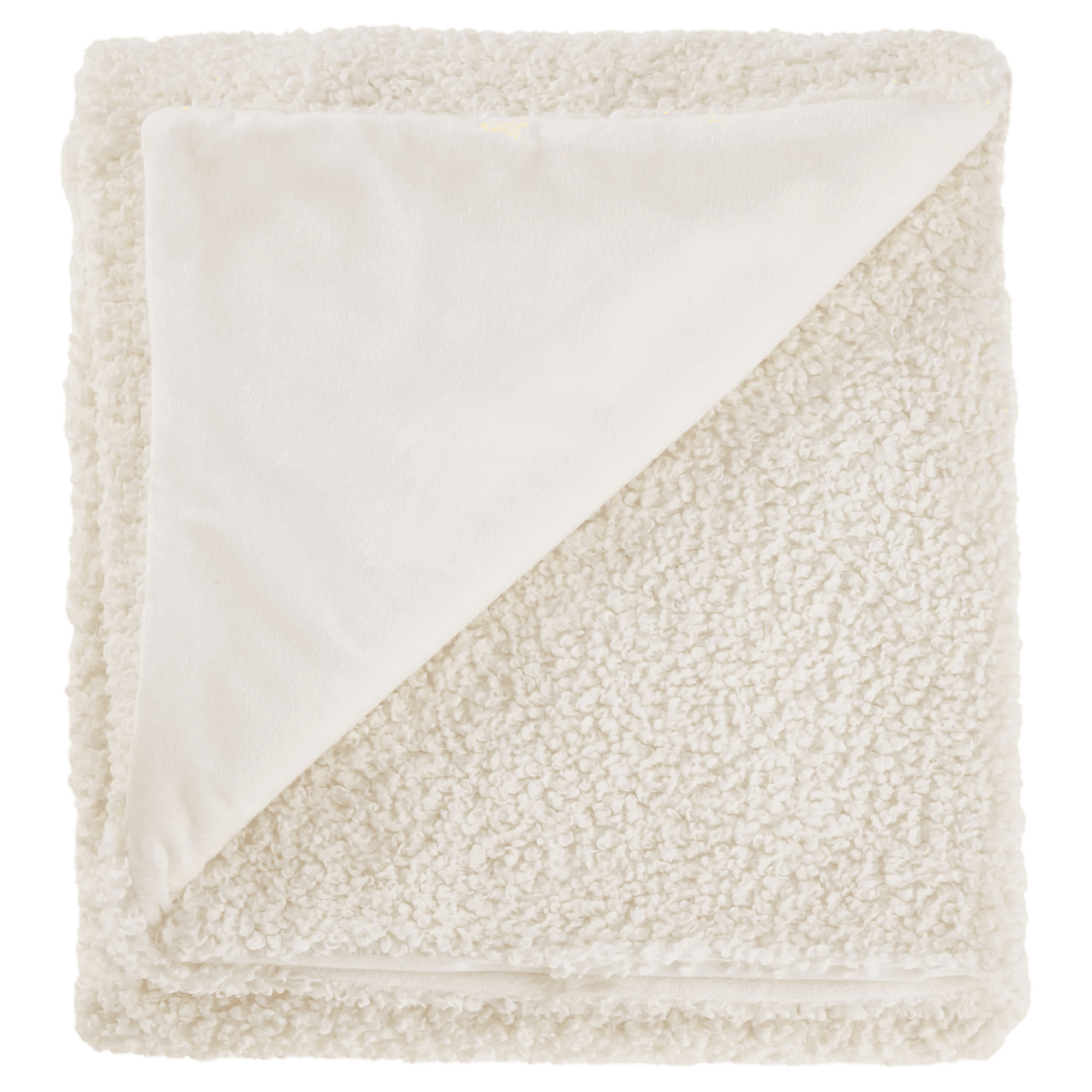 Click here for Bouclair White Kyra Plush Throw 50 X 40 In (127 X... prices
