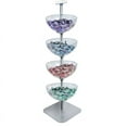 Azar Displays 751604 Four-Tier 16" Bowl Floor Display - Walmart.com