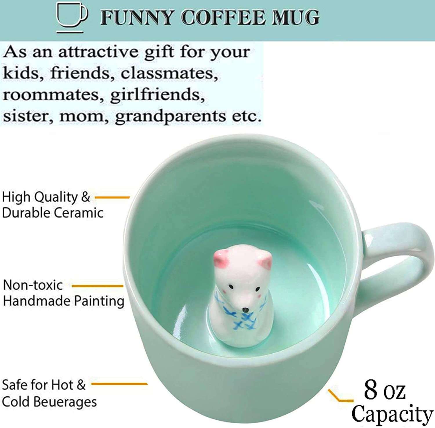 Baby Animals In Cups