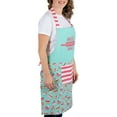 Mainstays Chef Kitchen Apron, 28" x 32" Cupcake Cotton Bib Apron with ...