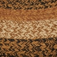 VHC Brands Kettle Grove Primitive Jute Tan Striped Rug Half Circle ...
