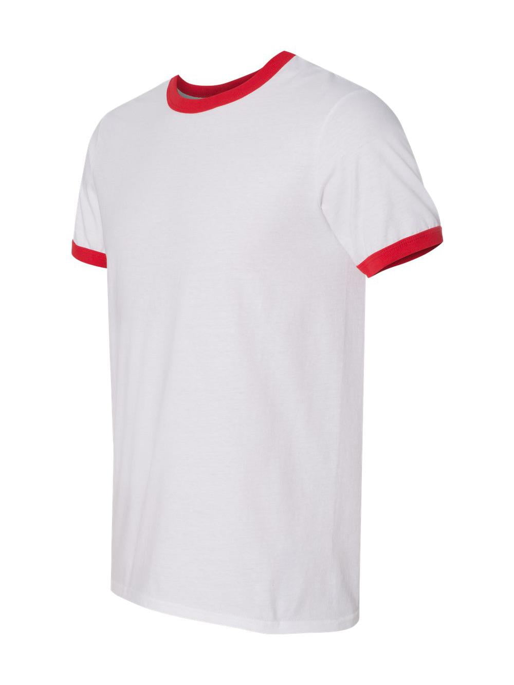 Anvil - Lightweight Ringer T-Shirt - 988 - Walmart.com