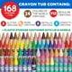 Crayola Crayon & Storage Tub, Back to School Supplies, 168 ct, With ...