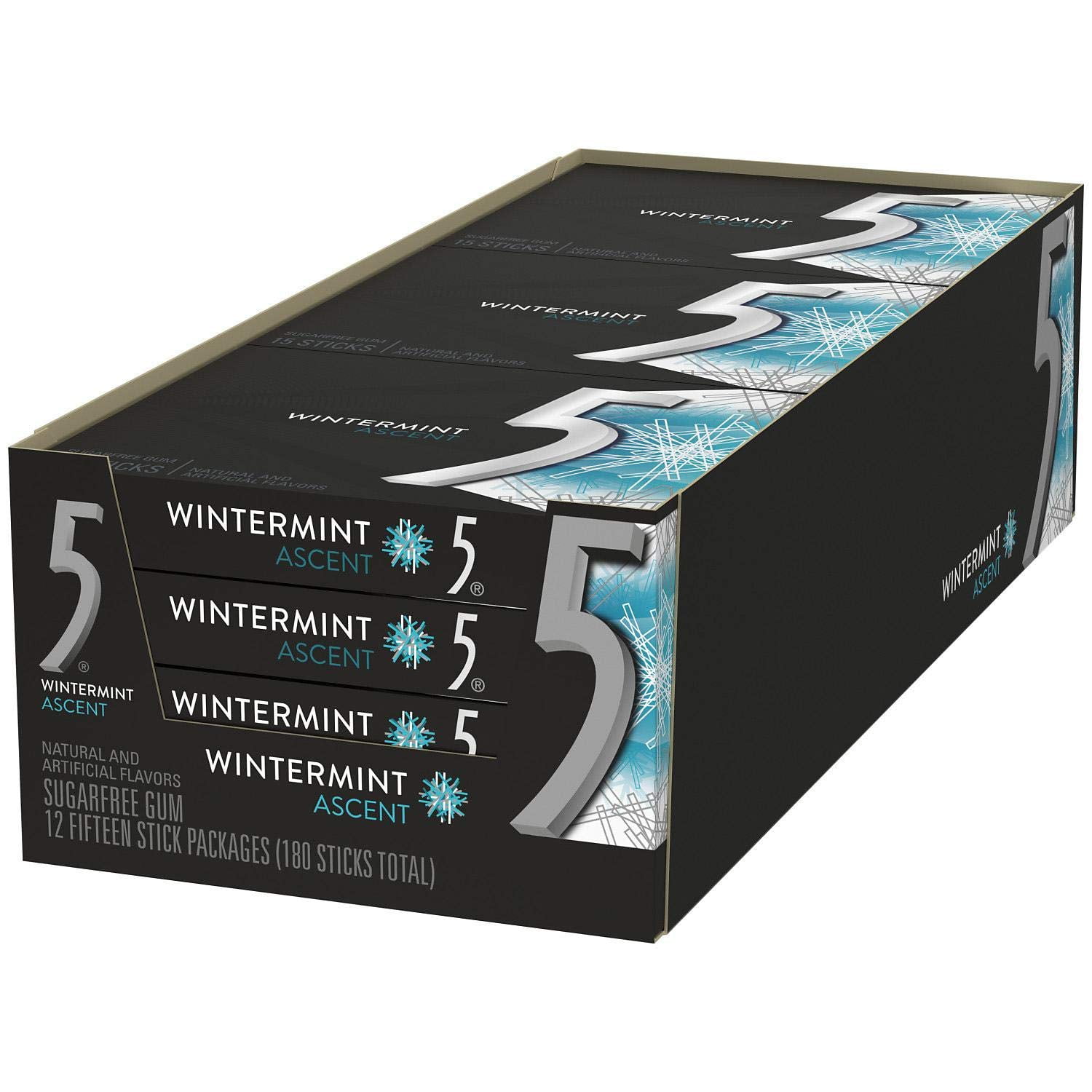 Wrigley's 5 Gum Wintermint Ascent, 10 Pack - Walmart.com