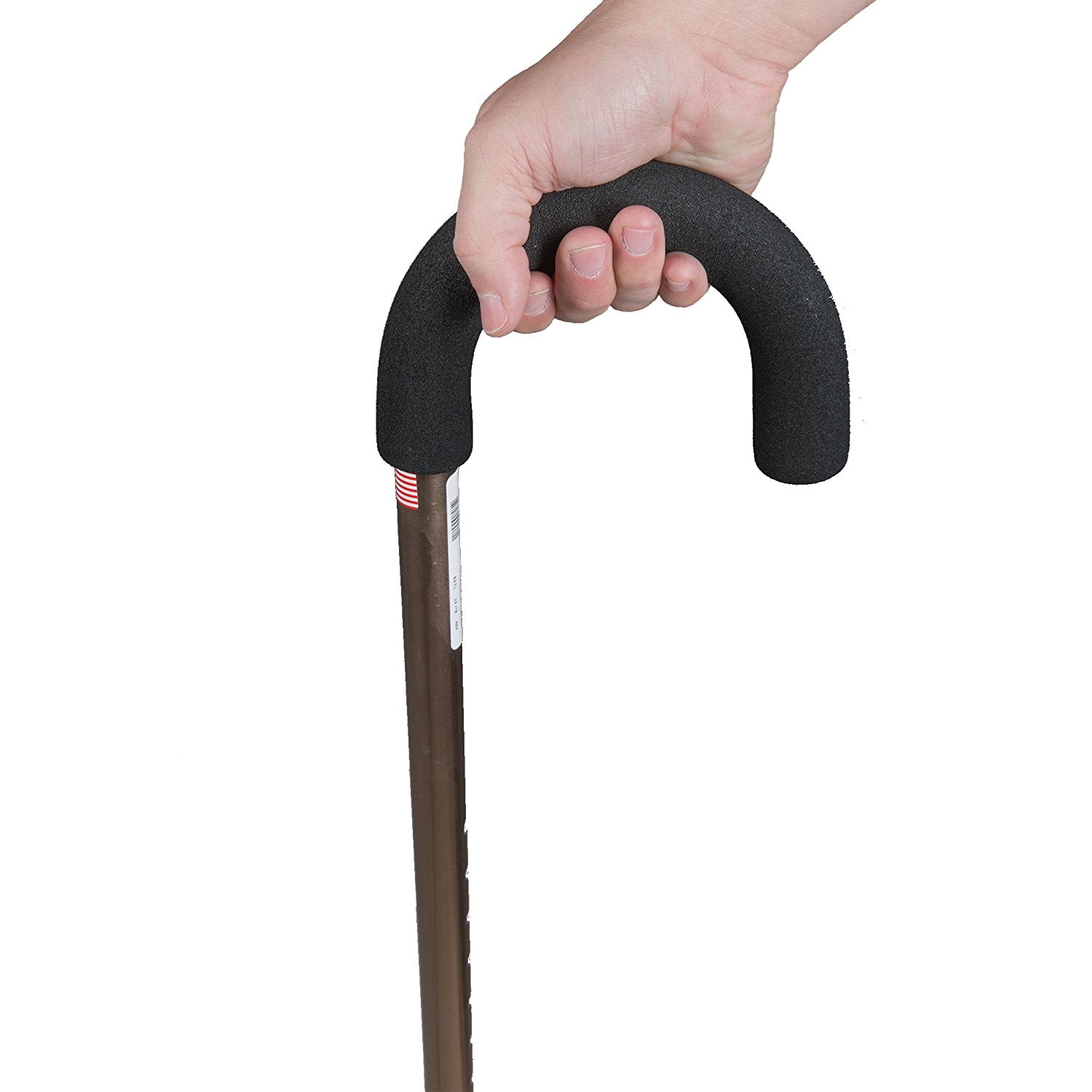 PCP Adjustable Cane with Large Round Crook Handle, Bronze, - Walmart.com