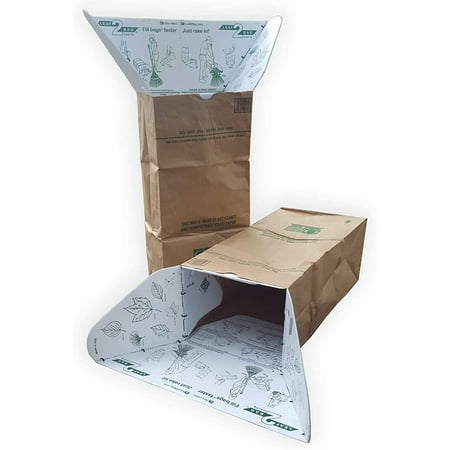 Leaf 2 Bag Lawn Funnel and Chute For Easy Raking Leaves Into Bags ...