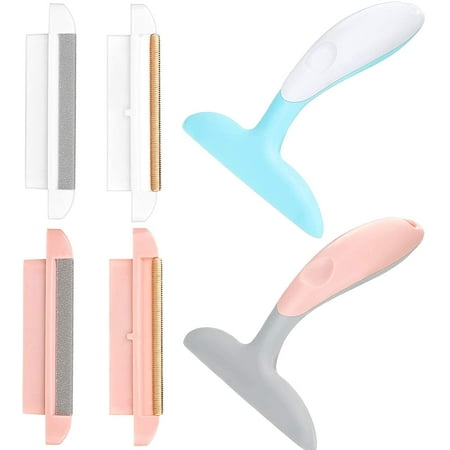 6 Pieces Portable Lint Remover, Includes 2 Lint Removers with 4 Heads ...