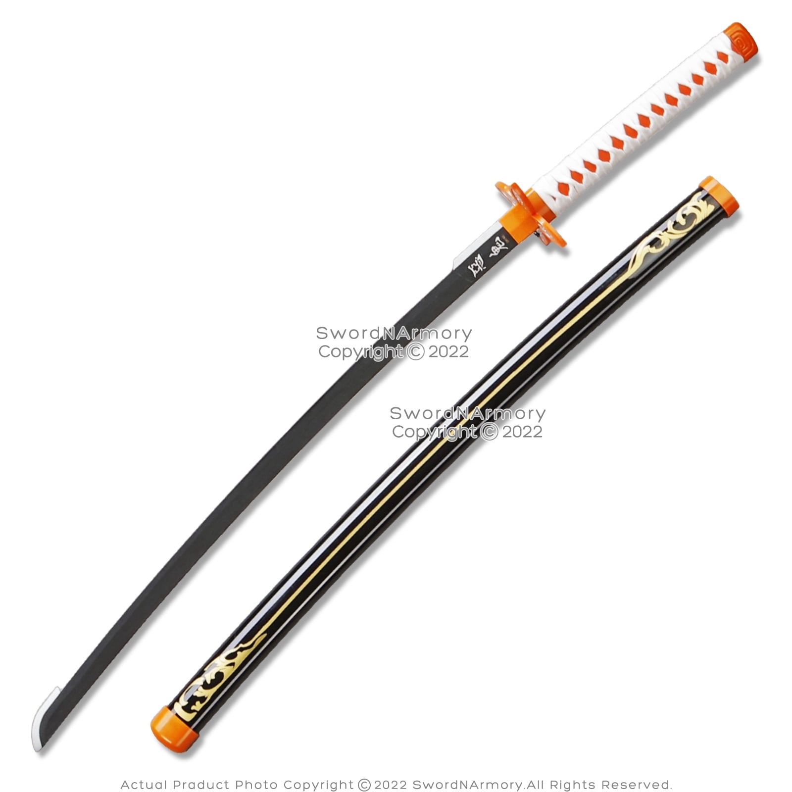 Buy Alt-Color Bamboo Shinobu Kocho Demon Anime Sword Cosplay Online at ...