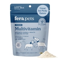 Fera Pets Dog & Cat Multivitamin Goat Milk Topper, 60 Servings ...