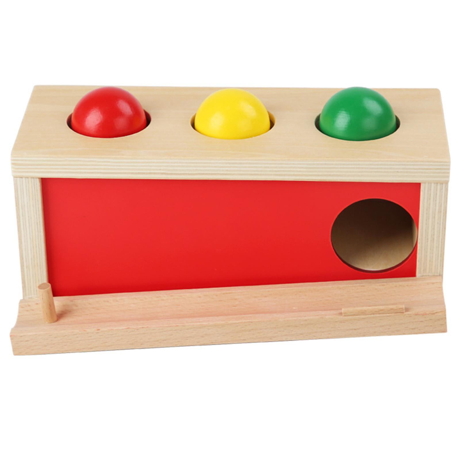 Click here for Meriglare Wood Knocking Ball Box Push Ball Hand Ey... prices