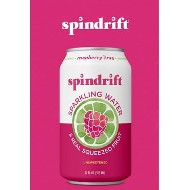 Spindrift Sparkling Water, 6-Flavor Assorted Pack, Made with Real Fruit, 12 Fl Oz Cans, Pack of ...