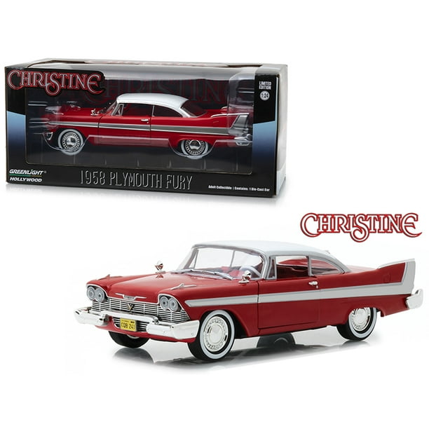1958 Plymouth Fury Red \Christine\" (1983) Movie 1/24 Diecast Model Car ...