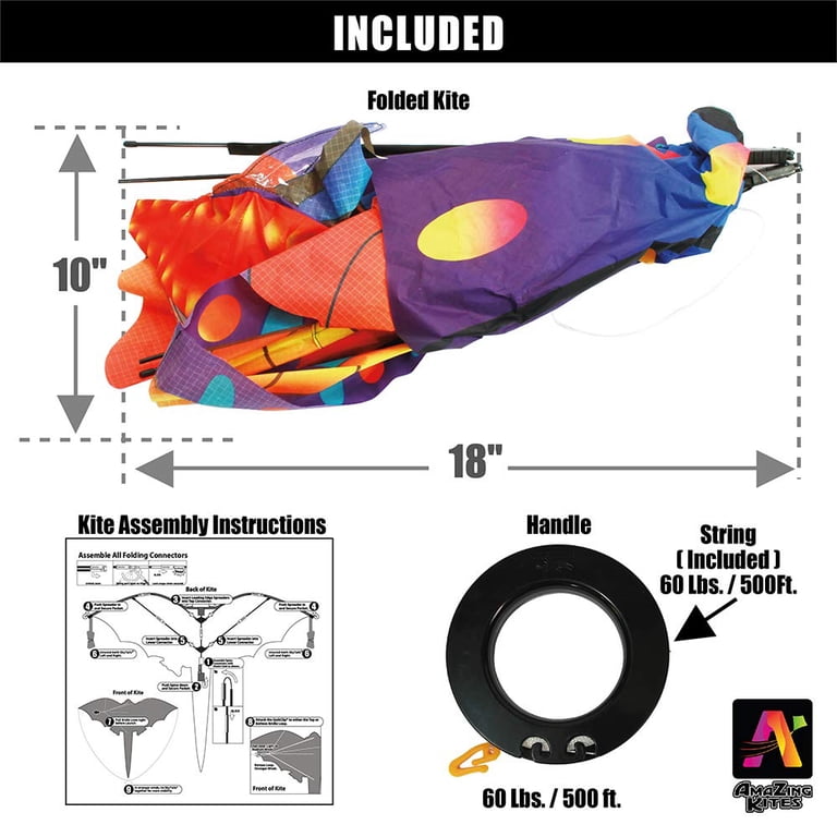 Orange Dragon Kites
