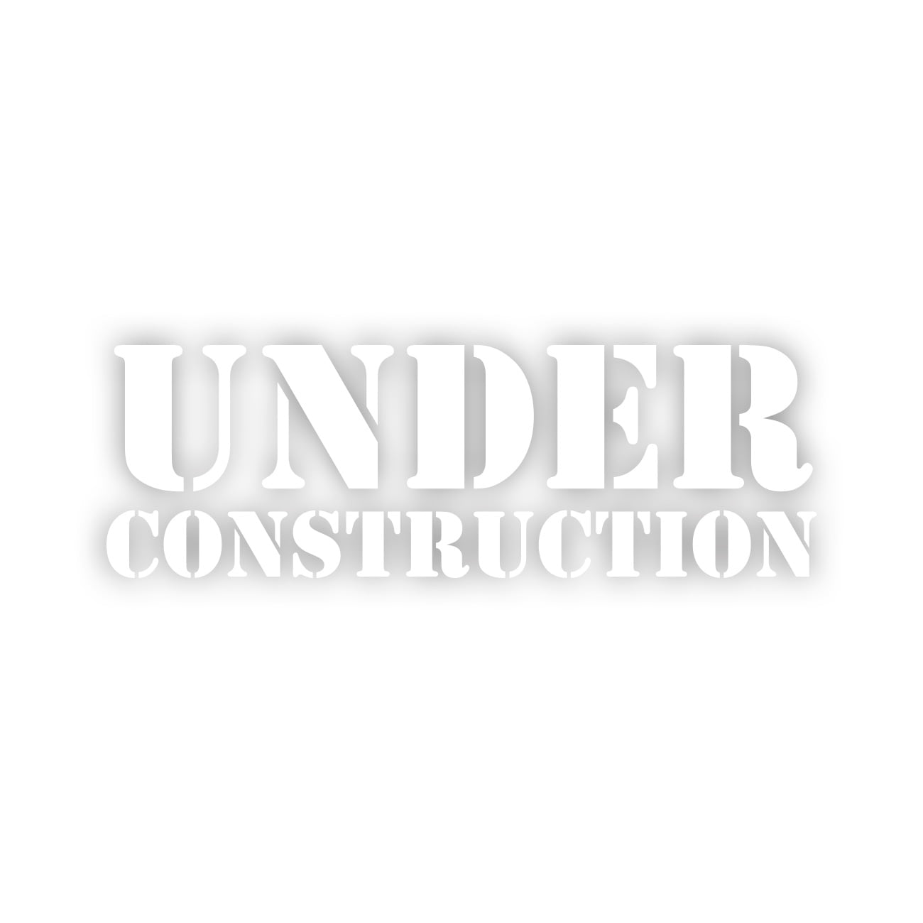 Under Construction Sticker Decal Die Cut - Self Adhesive Vinyl ...
