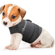 Gooby Padded Vest Dog Jacket - Solid Red, Large - Warm Zip Up Dog Vest ...