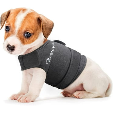 Gooby Padded Vest Dog Jacket - Solid Red, Large - Warm Zip Up Dog Vest ...