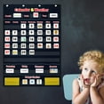 Children Calendar and Weather Pocket Chart,Wall Calendar Educational ...