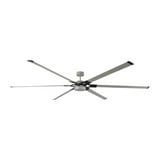 6 Blade Ceiling Fan 96 inch Midnight Black with Handheld Remote and ...