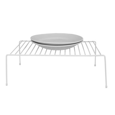 Mainstays Long Stacking Wire Shelf, White - Walmart.com