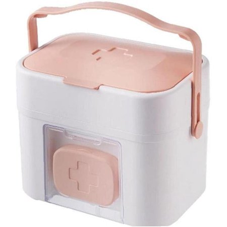 Plastic Storage Box for Medicine Large Cpacity 2 Layers First Aid Kit ...