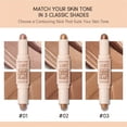 Concealer Stick, High Gloss Powder, Natural Luminous Finish, Dual-Ended ...