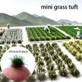 104pcs/120Pcs Static Grass Tuft Model Bushy Tufts Lowland Shrubs Tuft ...