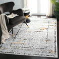 SAFAVIEH Amelia Romeo Abstract Area Rug, Grey/Gold, 8' x 10' - Walmart.com