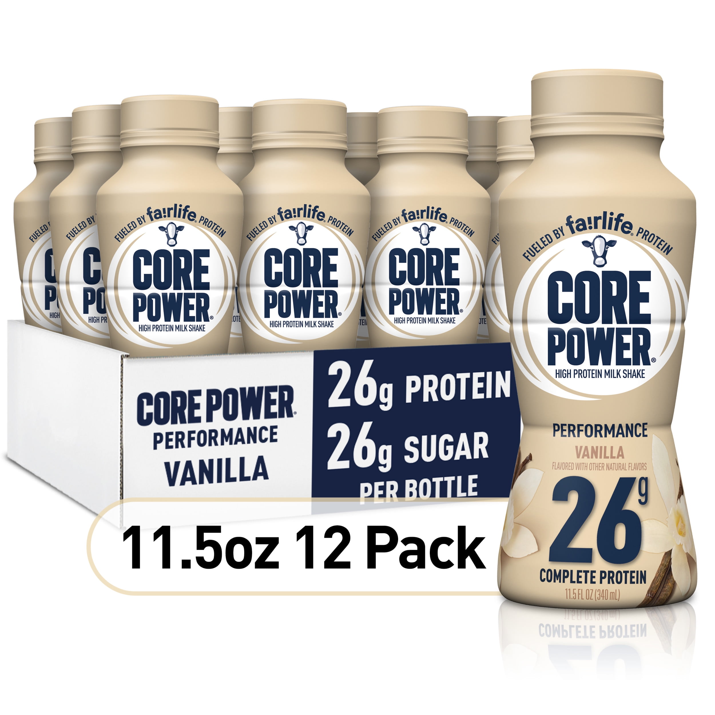 Buy Core Power 11.5 fl oz 24 Pack - 26g Vanilla Core Power Protein ...