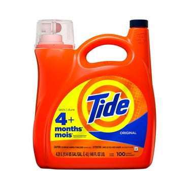 Tide Liquid Laundry Detergent, Original, 107 loads 154 fl oz - Walmart.com