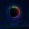 Ozarke 3D Octagon Infinity Mirror Light LED Wall Mirror RGB Color ...