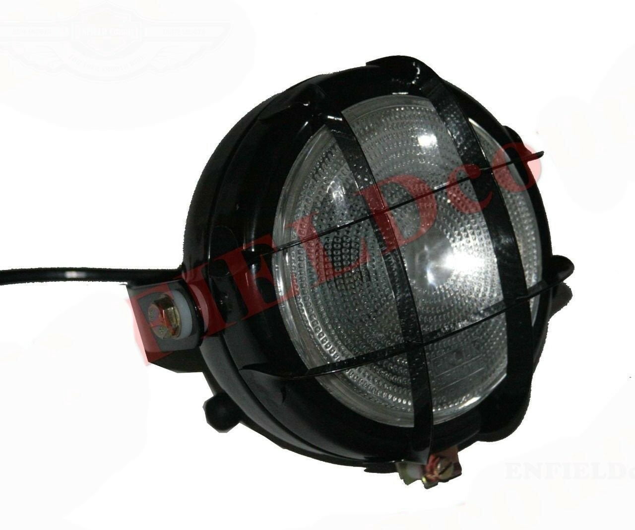 Black Plough Spot Light With Bulb & Grill for Massey Ferguson 6 ...