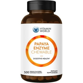 Spring Valley Papaya Enzyme Complex Chewable Tablets Dietary Supplement ...