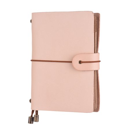 Leather Soft Cover Refillable Journal Notebook with Elastic Strap Diary ...