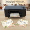 25 Sheets Cream Shimmer Cardstock Printer Paper 8.5 x 11, 78lb/210gsm ...