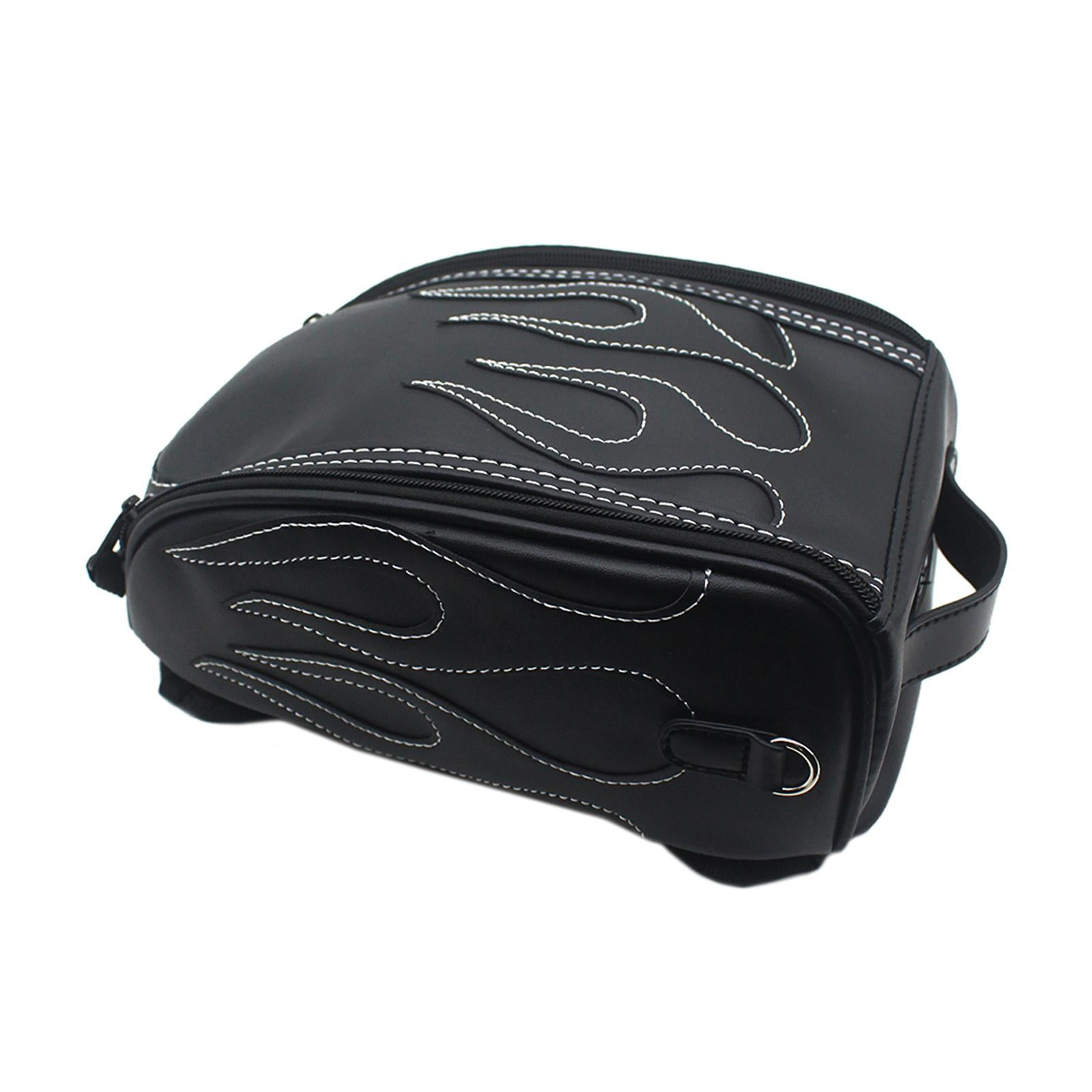 Handmade PU Toolkit Bag Leather Motorcycle Panel Bag Oil Fuel Tank Tool ...