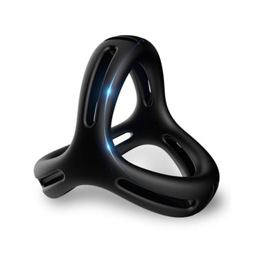 TLUDA Adjustable Vibrating Penis Ring for Men, Soft Silicone Erection ...