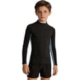 Curuila Toddler Kids Boys T Shirts With Zipper Long Sleeve Color Block ...