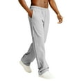 Dresfit Mens Wide Leg Sweatpants Baggy Lounge Pants 2026 Waffle Knit ...