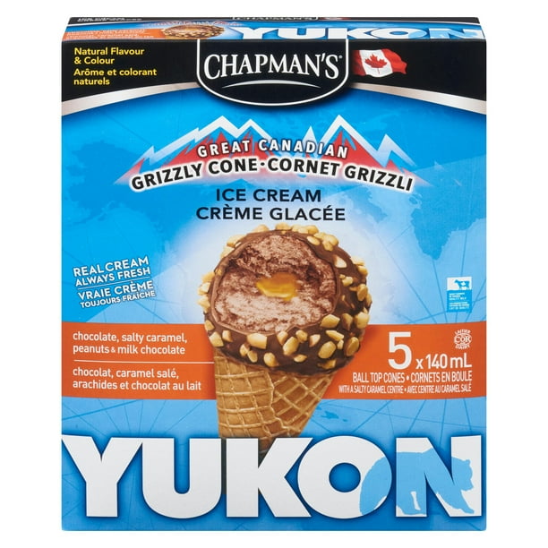 Chapman's Yukon Grizzly Chocolate, Salty Caramel & Peanut Ice Cream ...