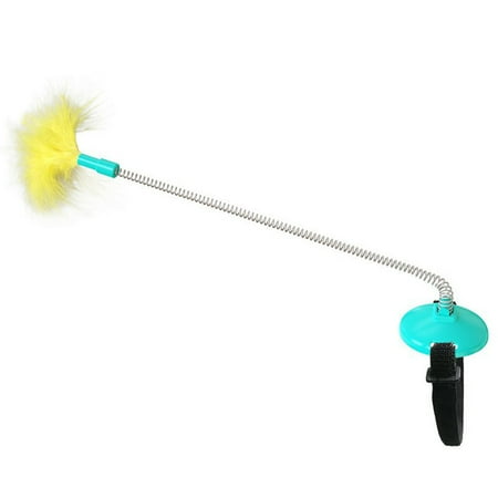 Cat Collar Toy Funny Cat Collars Cat Toy Feathers Exercise Toy Wand Toy ...