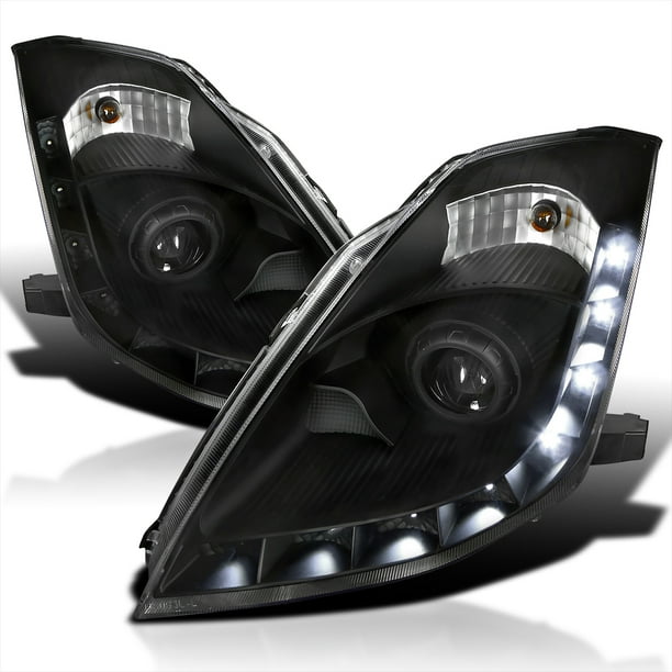 Spec-D Tuning LED Signal Projector Headlights Head Lamps Black ...