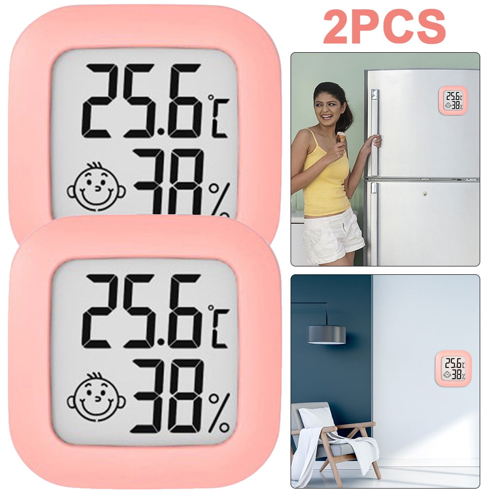 Mini Termómetro E Higrómetro Interior Termómetro E Higrómetro Digital Mini Termómetro Con Cara ...