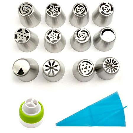 Russian Cake Decorating Complete Set - 12 Russian Tulip Icing Tips ...